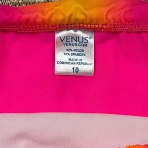 VENUS | Swim | Venus Bikini Set Top B Bottoms Hot Pink Orange Ombre ...